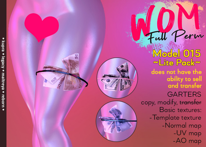 Second Life Marketplace - WOM - Lite Pack - Model 015